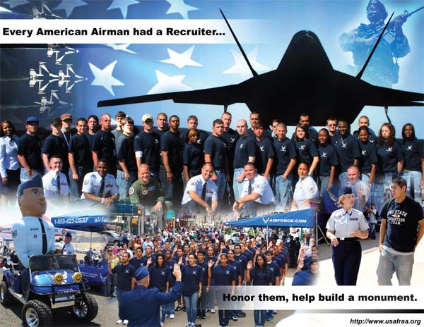 Air Force Recruiting Monument | Air Force Recruiting Alumni Association